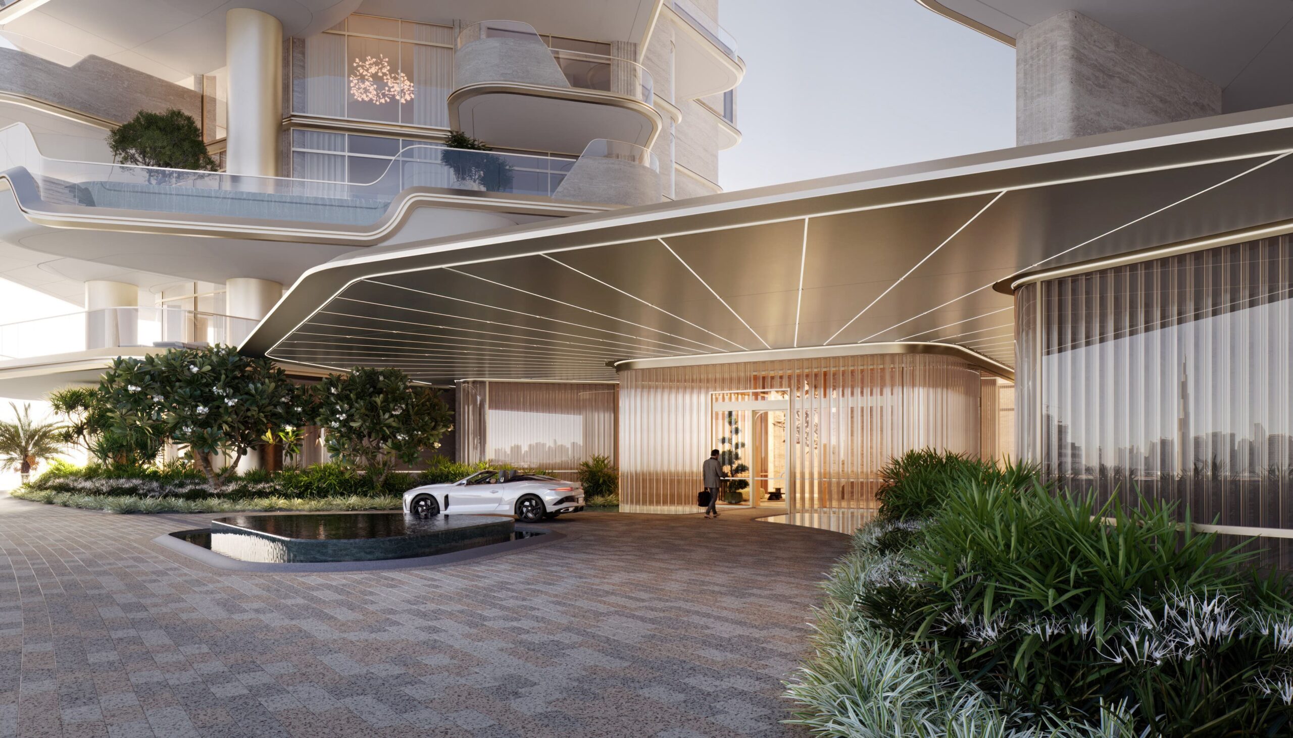 Dubai ganhará torres gêmeas conectadas por uma piscina - Cimento Itambé